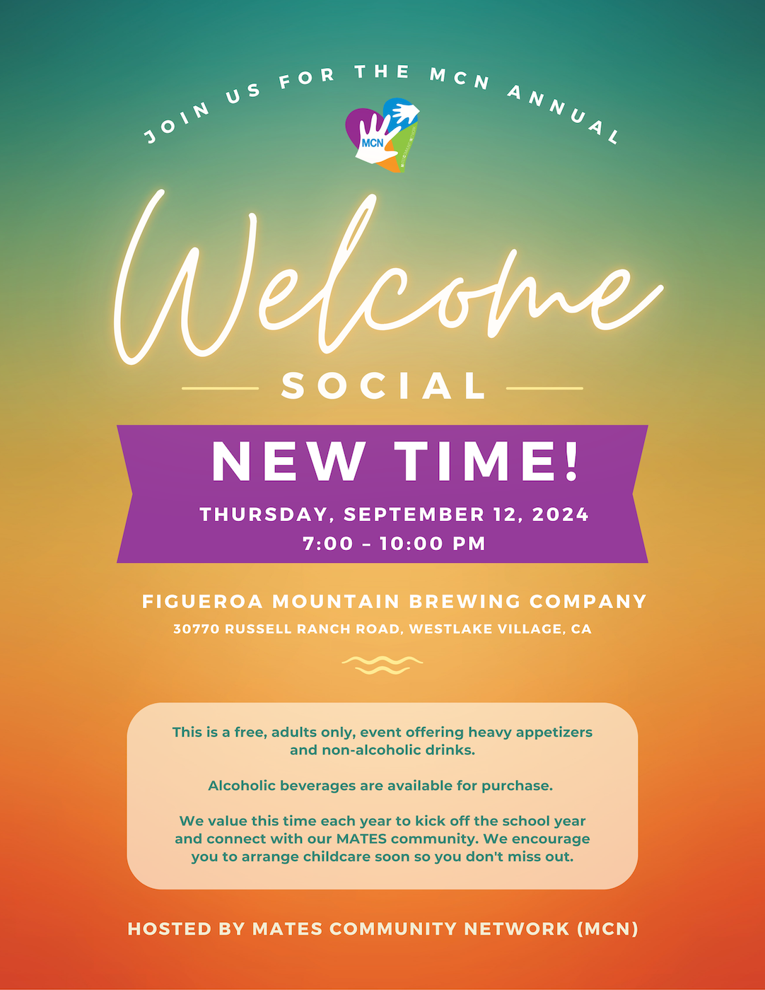 MATES Welcome Social | MATES Community Network