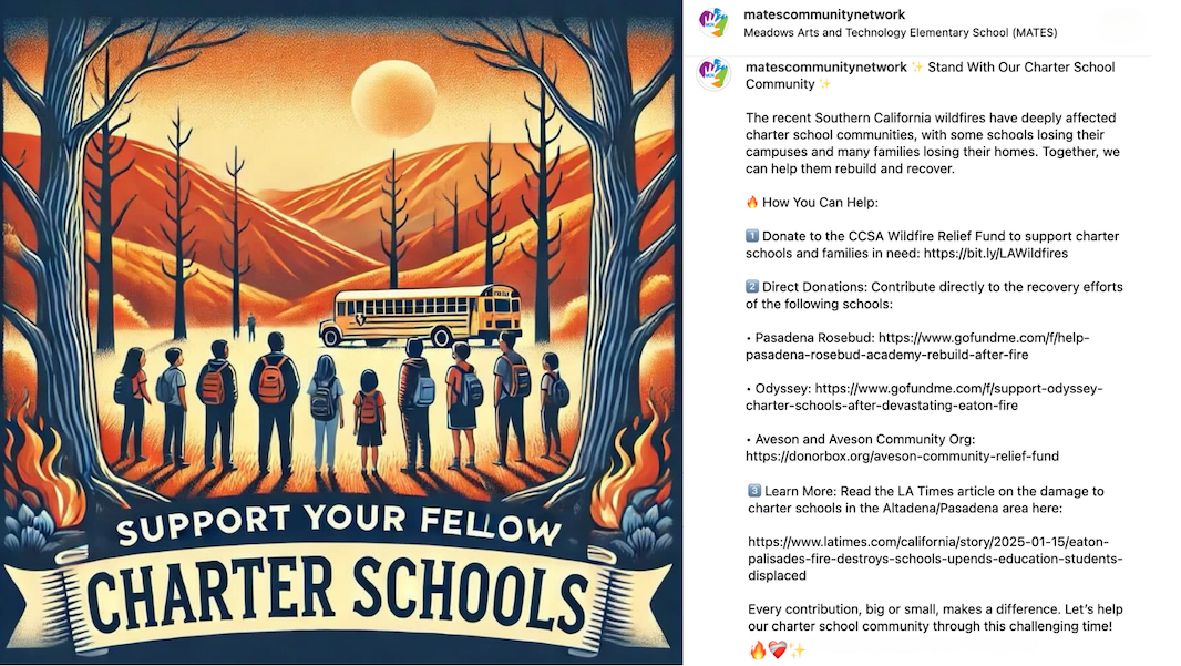 Stand With Our Charter School Community | MATES Community Network